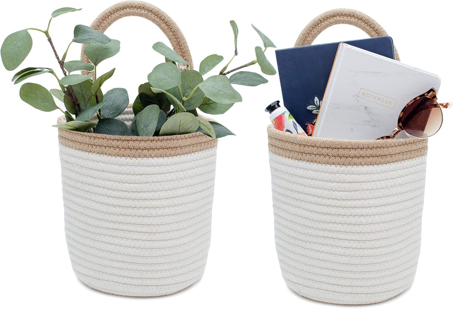 Amazon.com - Shamrock Home 2pc Hanging Basket, Small Basket 7.9" x 6.7 ...