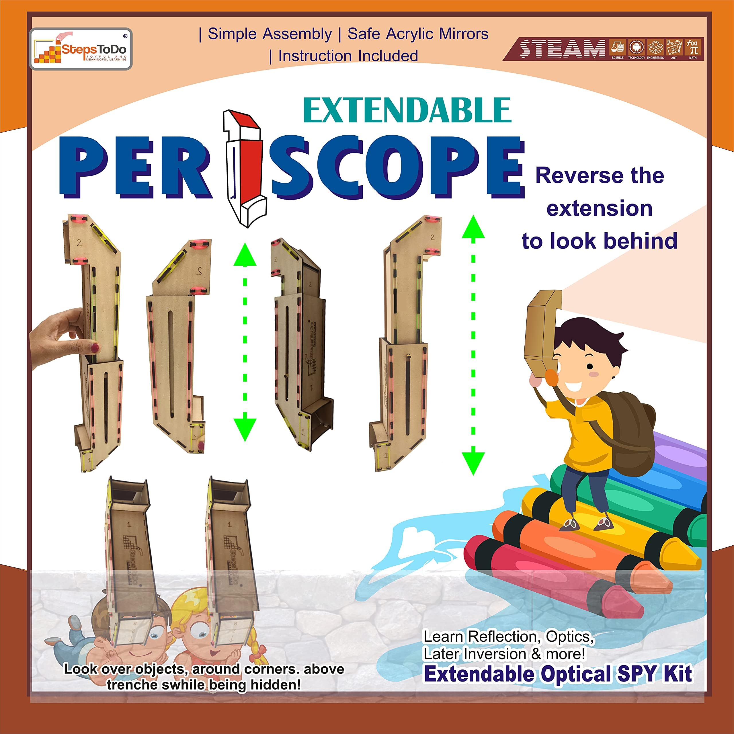 Buy StepsToDo DIY Periscope Making Kit - Make Your Own Spy Periscopes ...