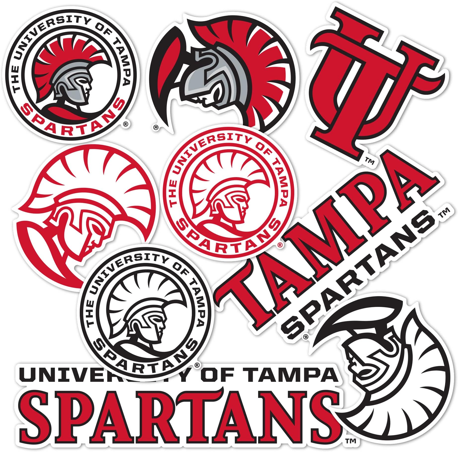 Amazon.com: University of Tampa Spartans 4 Inch Vinyl Mascot Decal Sticker Officially Licensed ...
