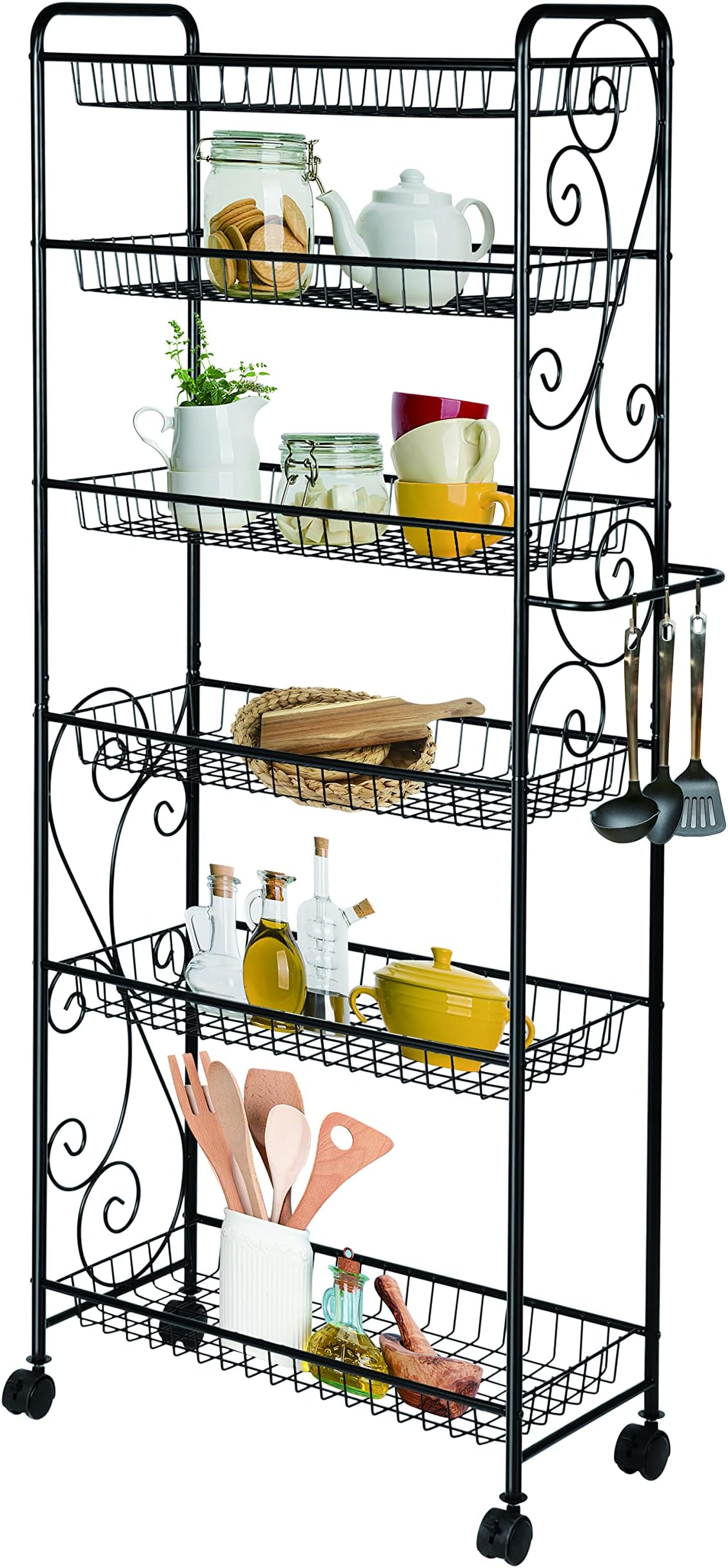 HLC Regale mit Rollen Metall Rollregal mit Armlehnen Regalböden ...