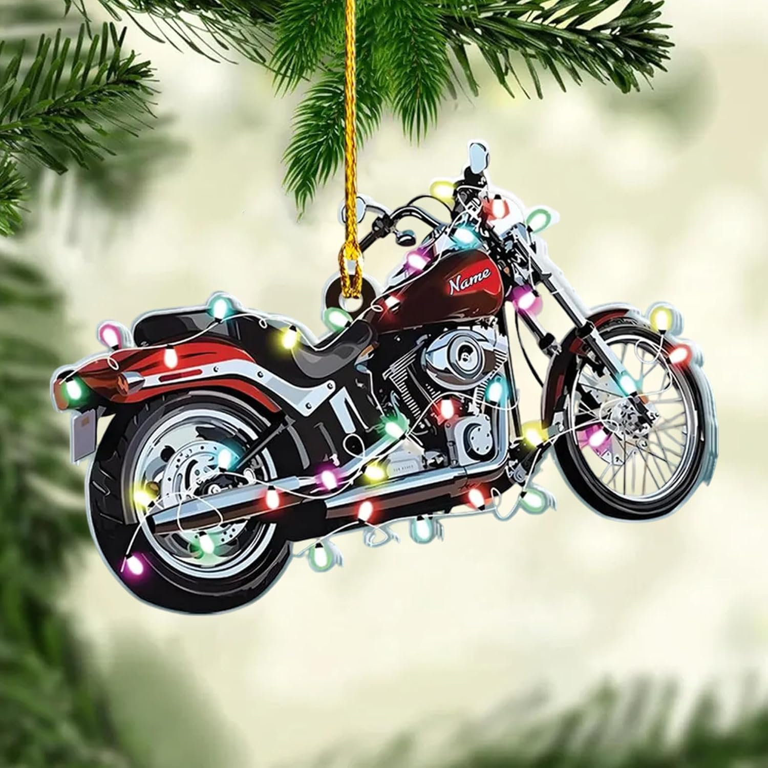 Amazon.com: Personalized Motorcycle Ornament 2025, Custom Dirt Bike ...