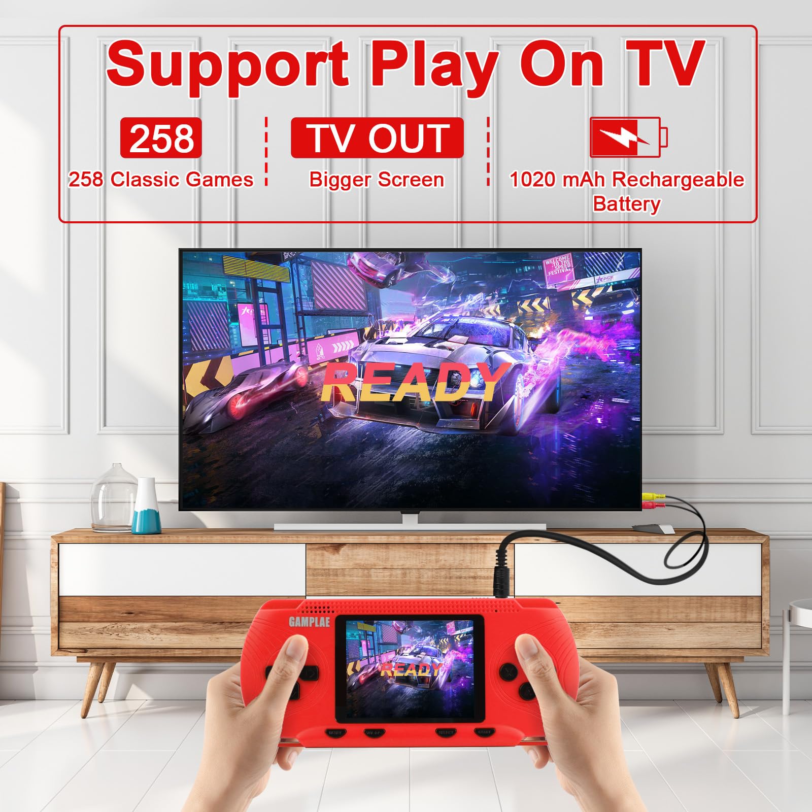 Snapklik.com : Handheld Game Console For Kids, Video Games Retro Hand ...
