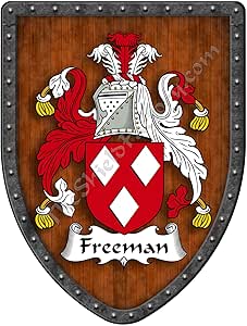 Amazon.com: Freeman Family Crest Custom Coat of Arms, Family Ancestry ...