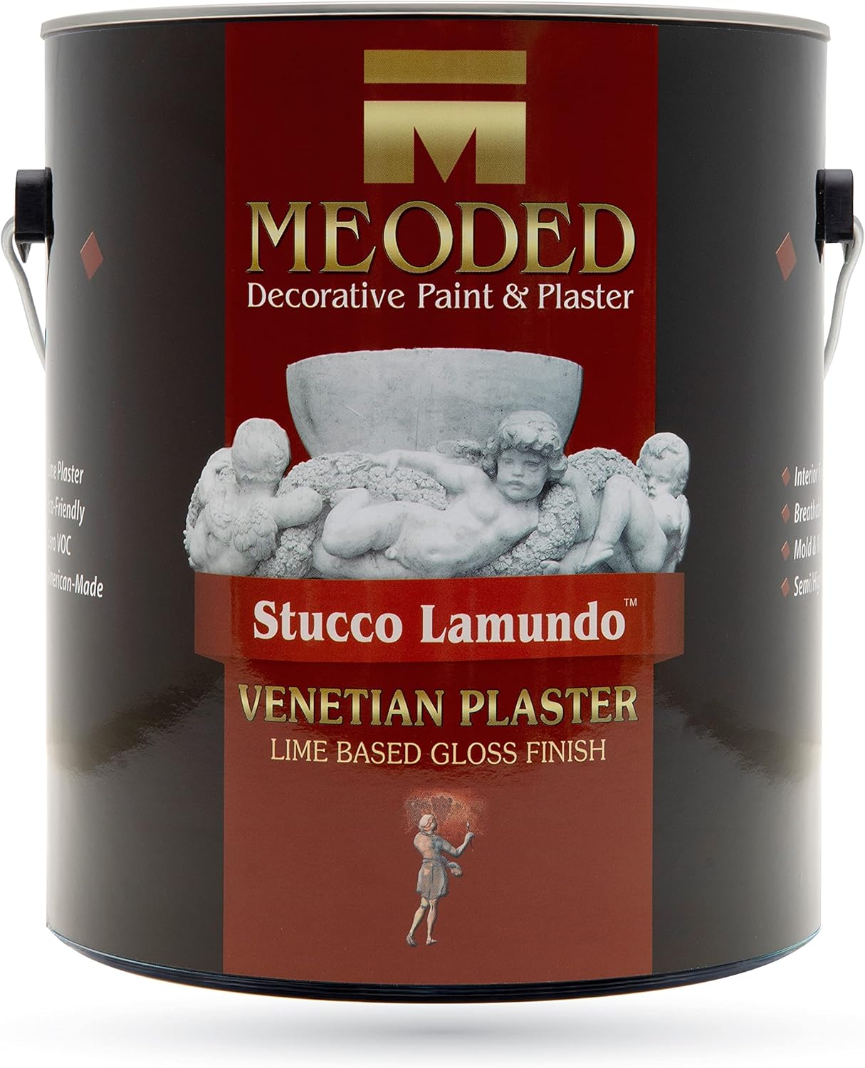 Meoded Paint & Plaster | Stucco Lamundo Venetian Plaster | Glossy Lime ...