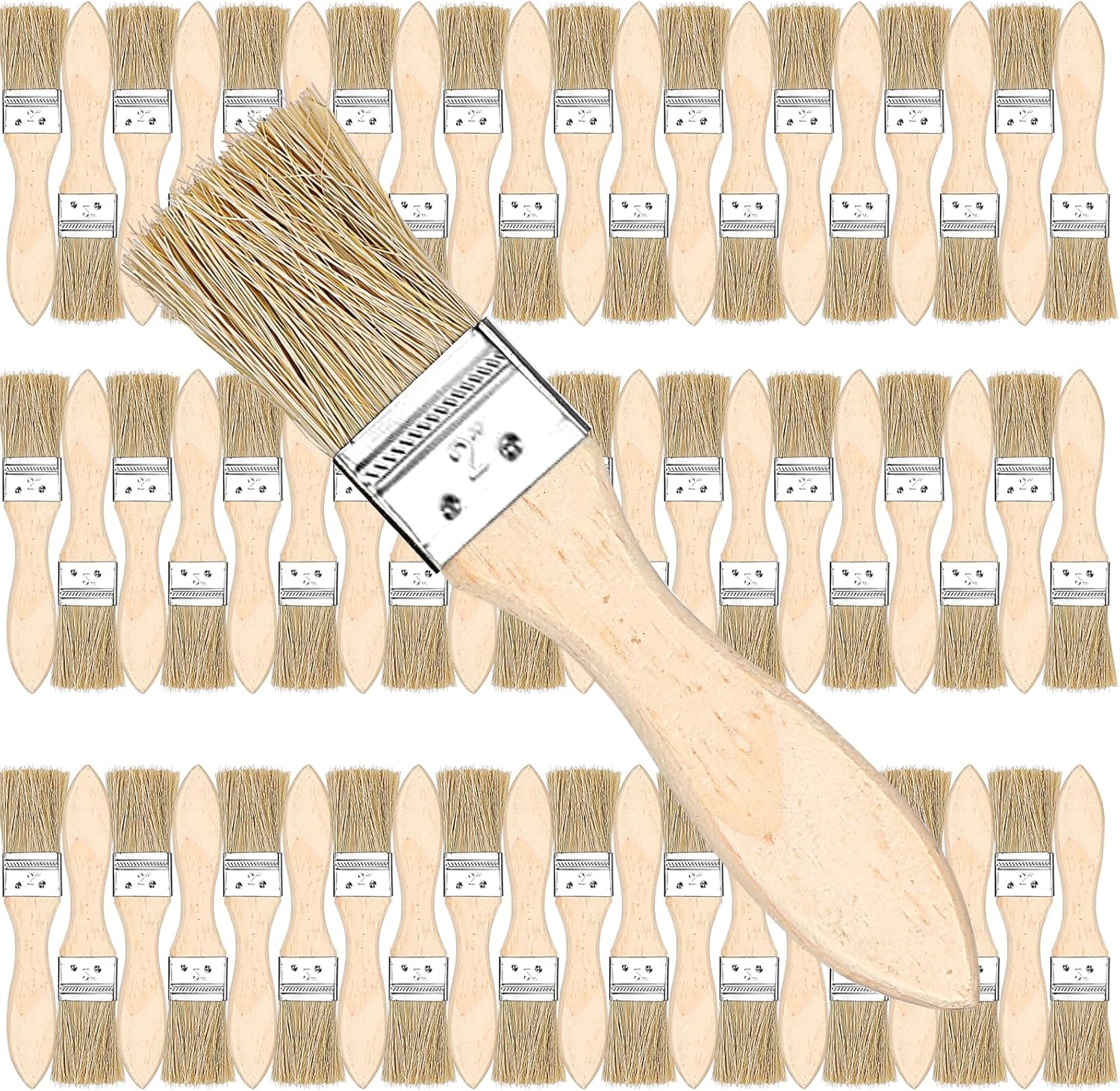 60 Pcs Chip Paint Brushes 2 Inch Paint Brush Multi use Paint Brushes ...