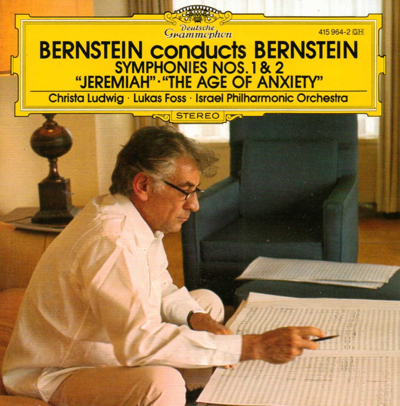 Bernstein: Symphonies Nos. 1 & 2 "Jeremiah" & "Age of Anxiety ...