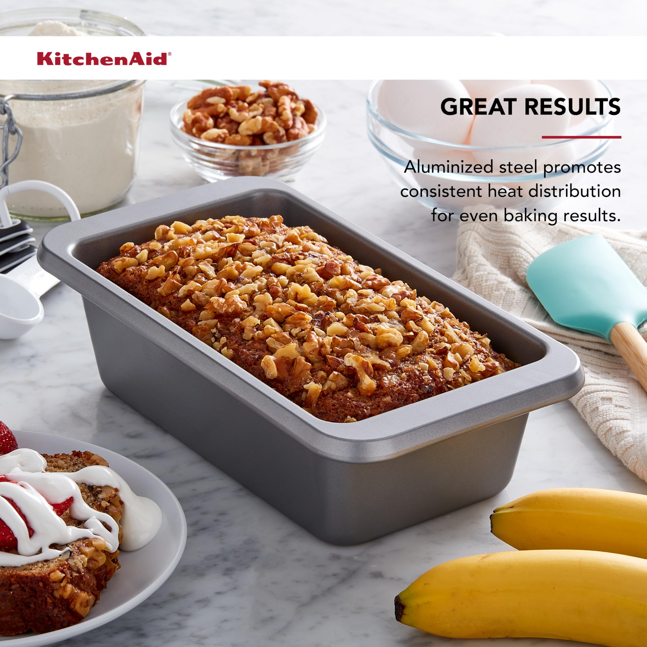 Snapklik.com : Nonstick Aluminized Steel Loaf Pan