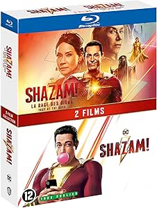 Shazam + Shazam : La Rage des Dieux [Blu-ray]: Amazon.fr: Zachary Levi, Asher Angel, Ross Butler ...