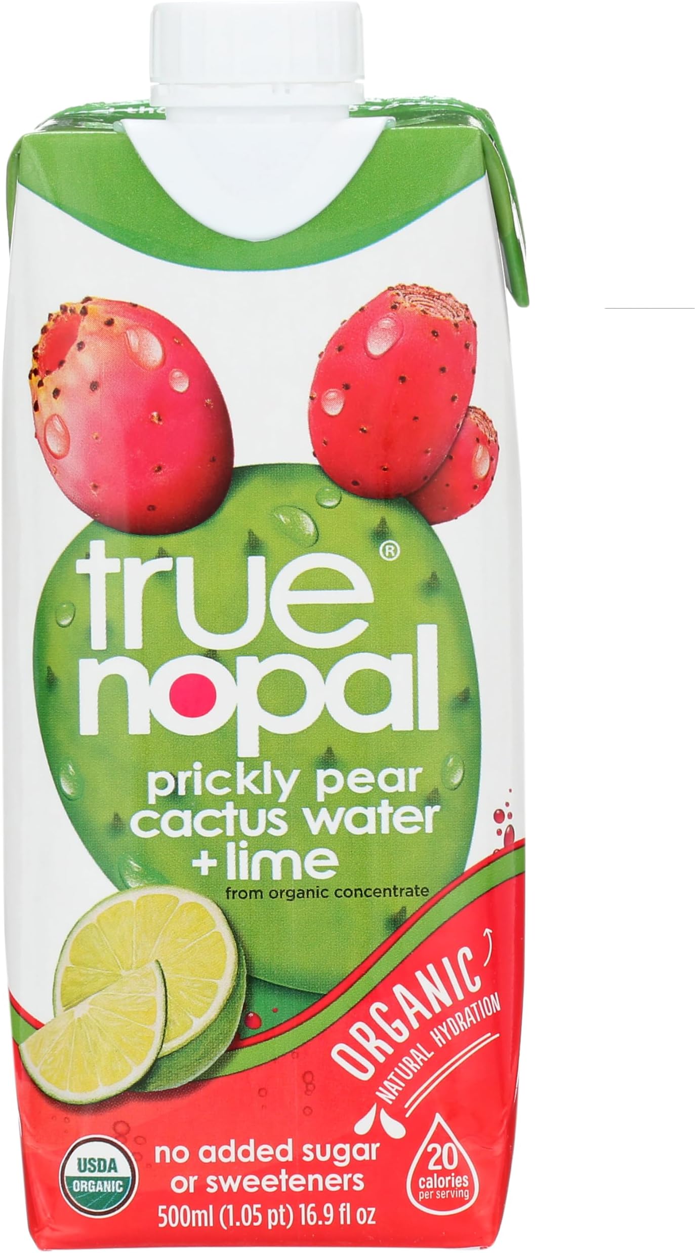 Amazon.com: TRUE NOPAL Organic Cactus Water with Lime, 16.9 FZ