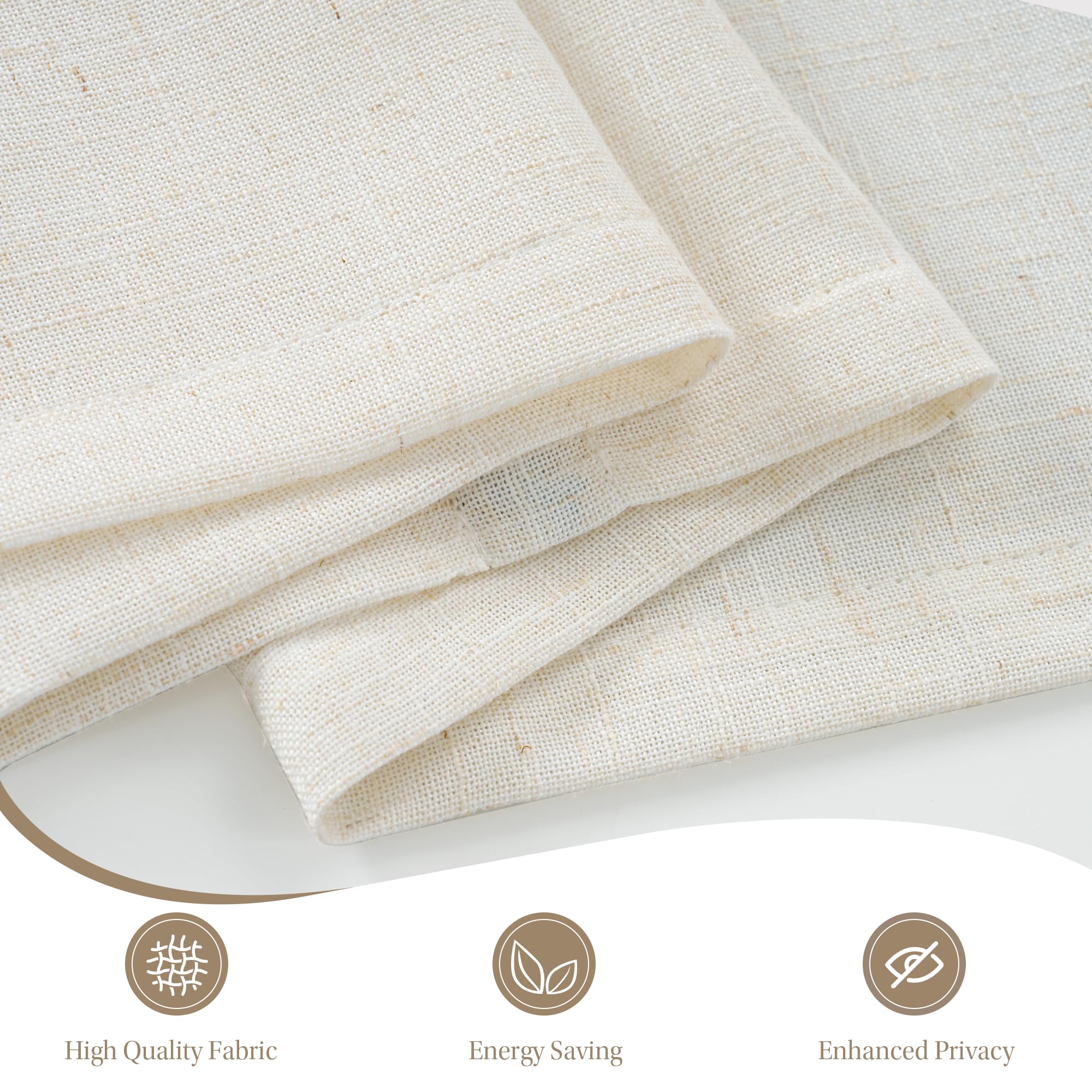 Snapklik.com : Cordless Roman Shades For Doors, Magnetic Natural Linen ...