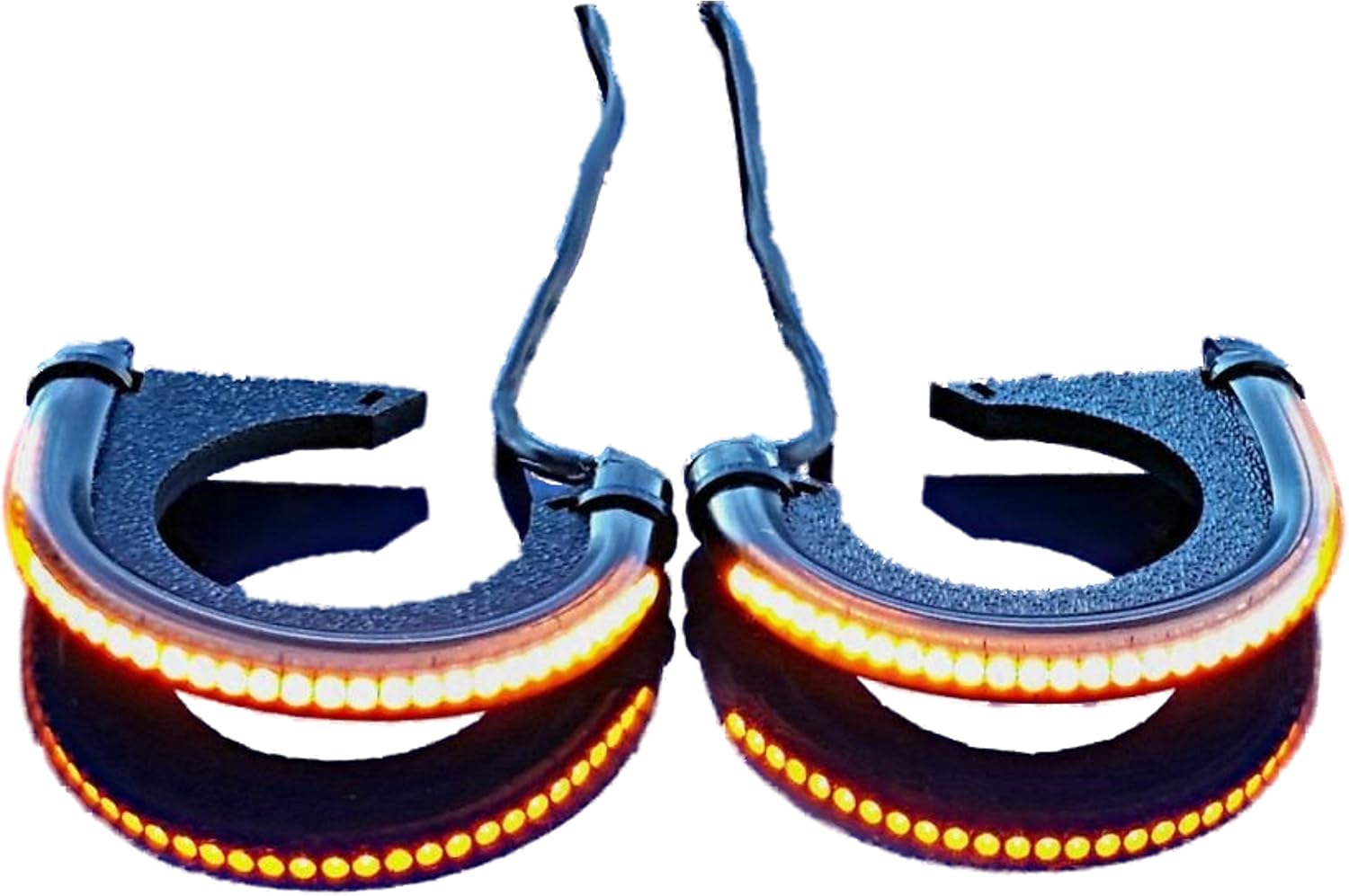 Amazon.com: Universal Fitment "Snap-on" LED All Amber Front Turn ...