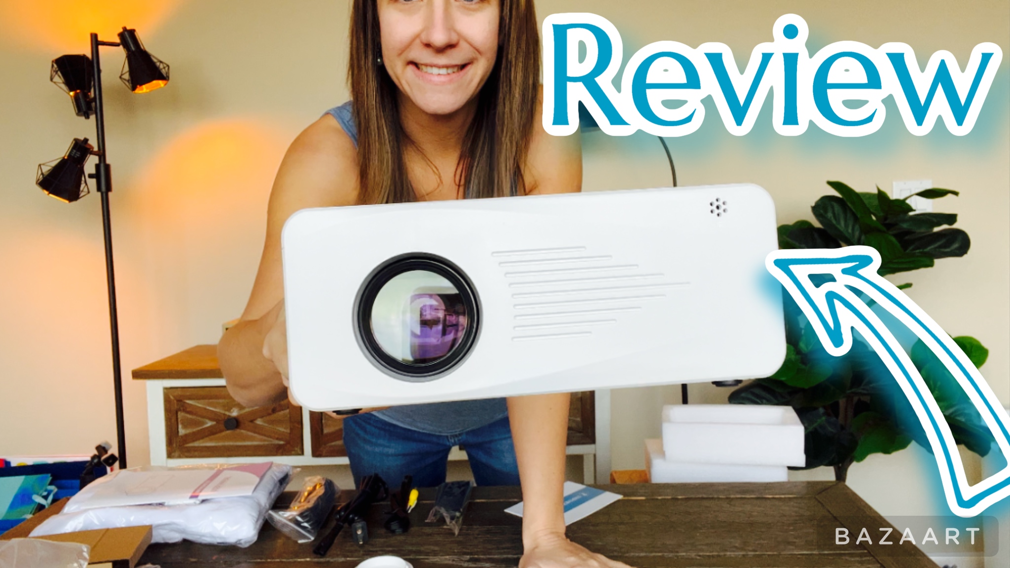 Watch Projector unboxing & using on Amazon Live