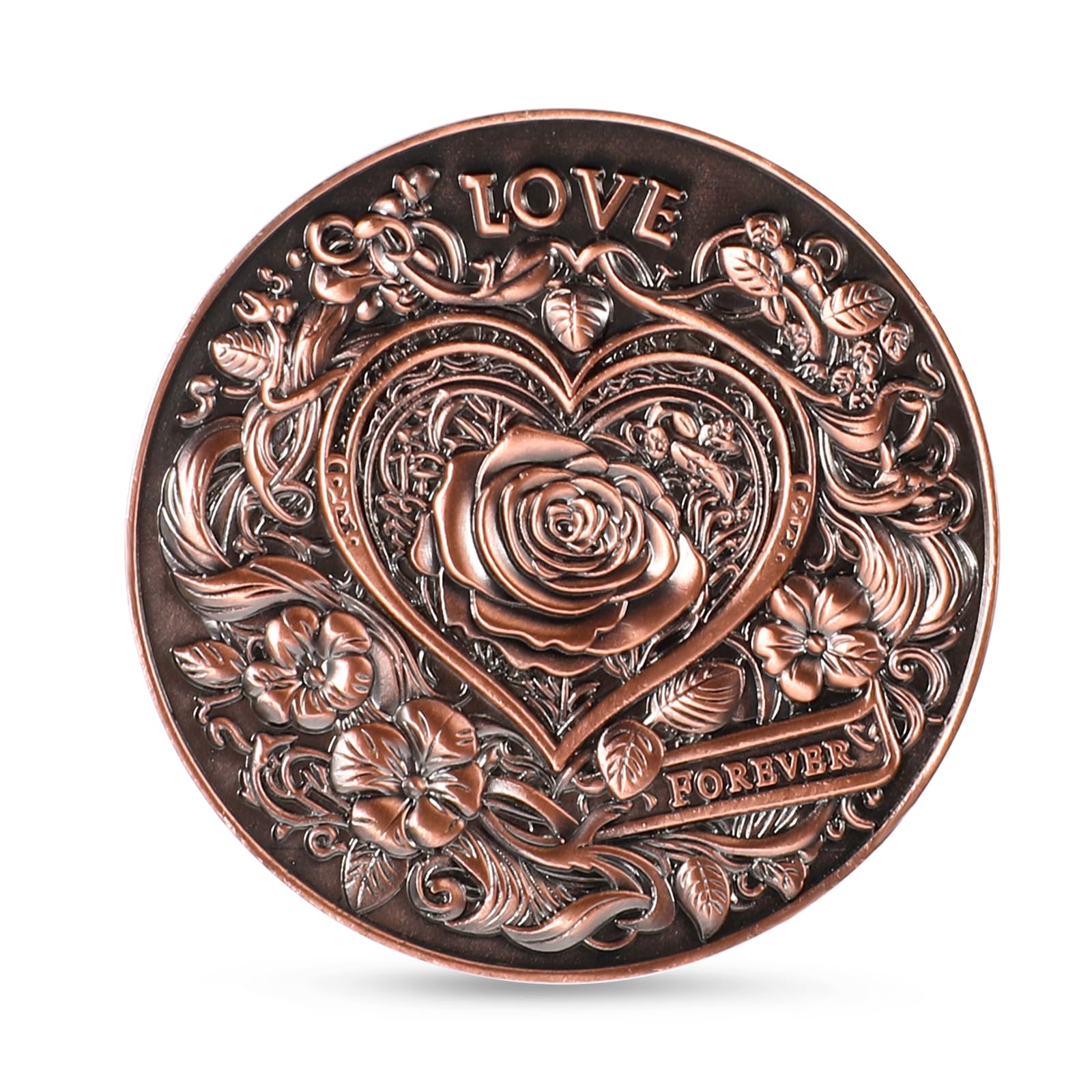 Amazon.com: Mabor Love Coin Collection Challenge Coin Memento Mori ...