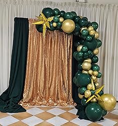Amazon.com: PartyWoo Hunter Green Balloons, 127 pcs Dark Green Balloons Different Sizes Pack of ...
