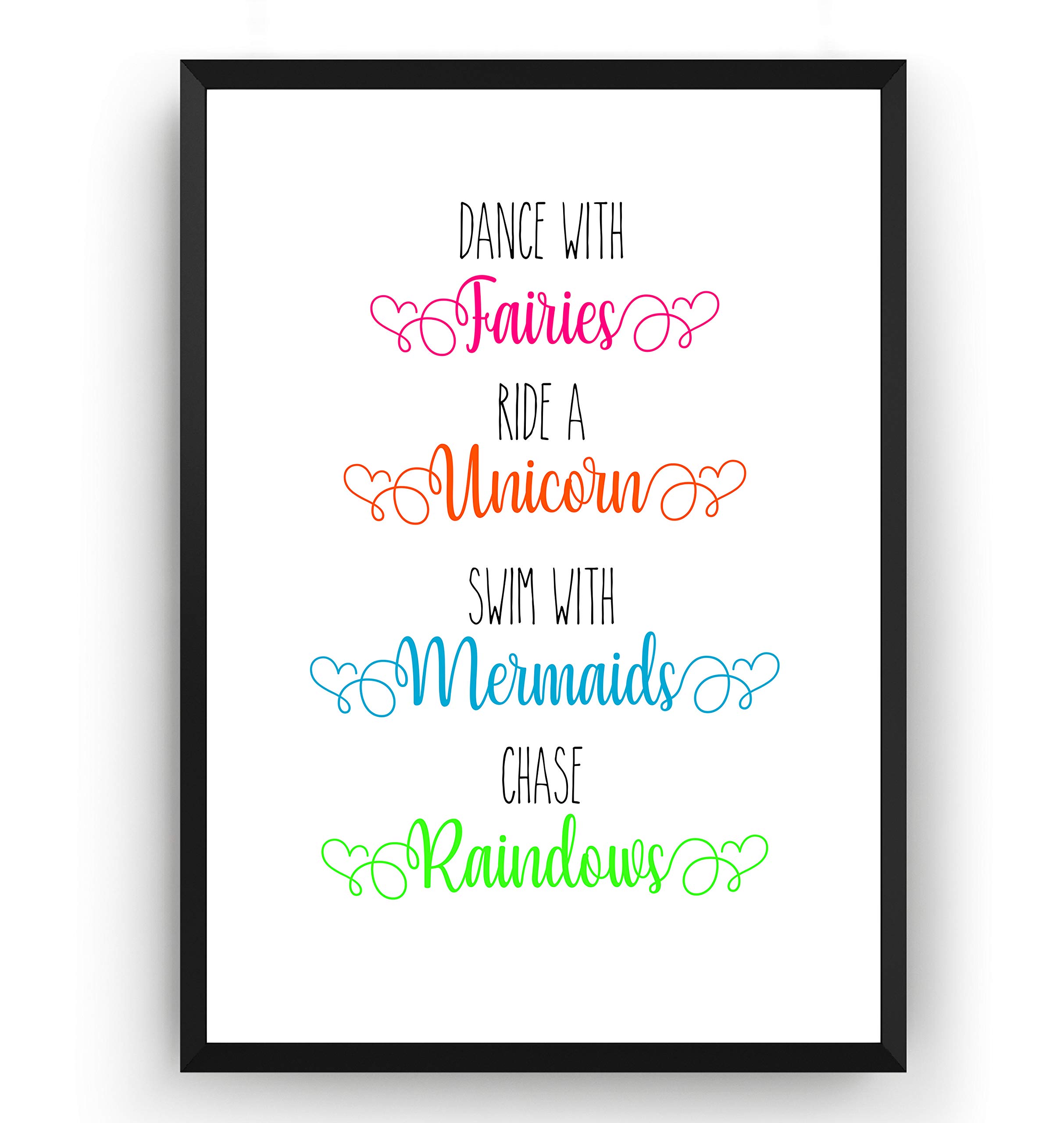 Unicorn And Mermaid Quotes Play With Fairies Ride A Unicorn Swim With