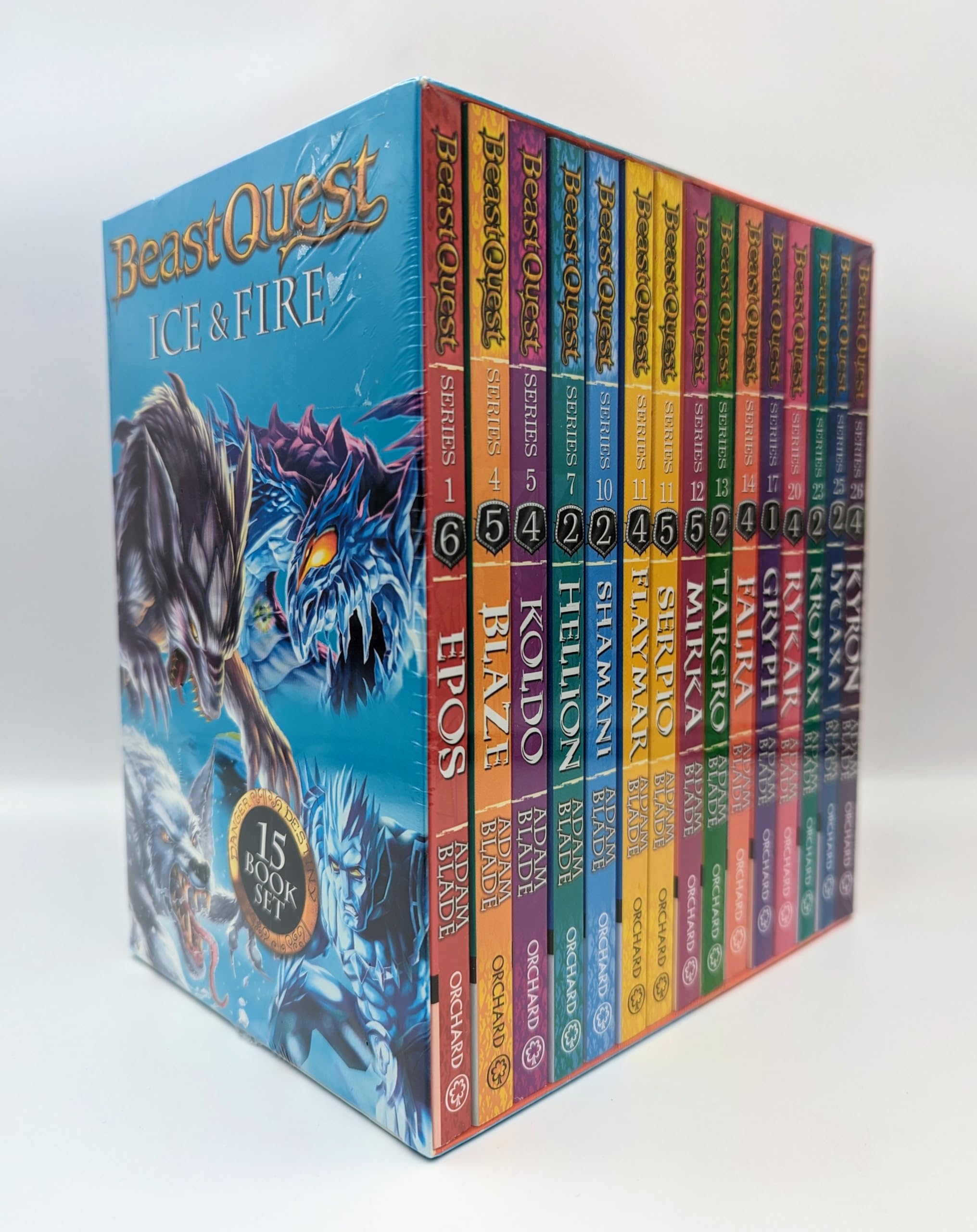 Beast Quest Ice and Fire: 15 Book Collection: Amazon.co.uk: Adam Blade ...