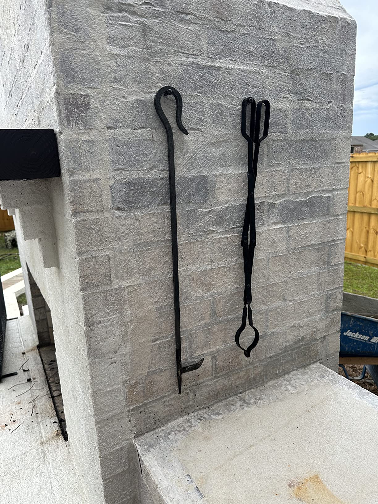 Amazon.com: Hoziel Log Grabber Fireplace Tongs Wood Fired Oven Tool ...