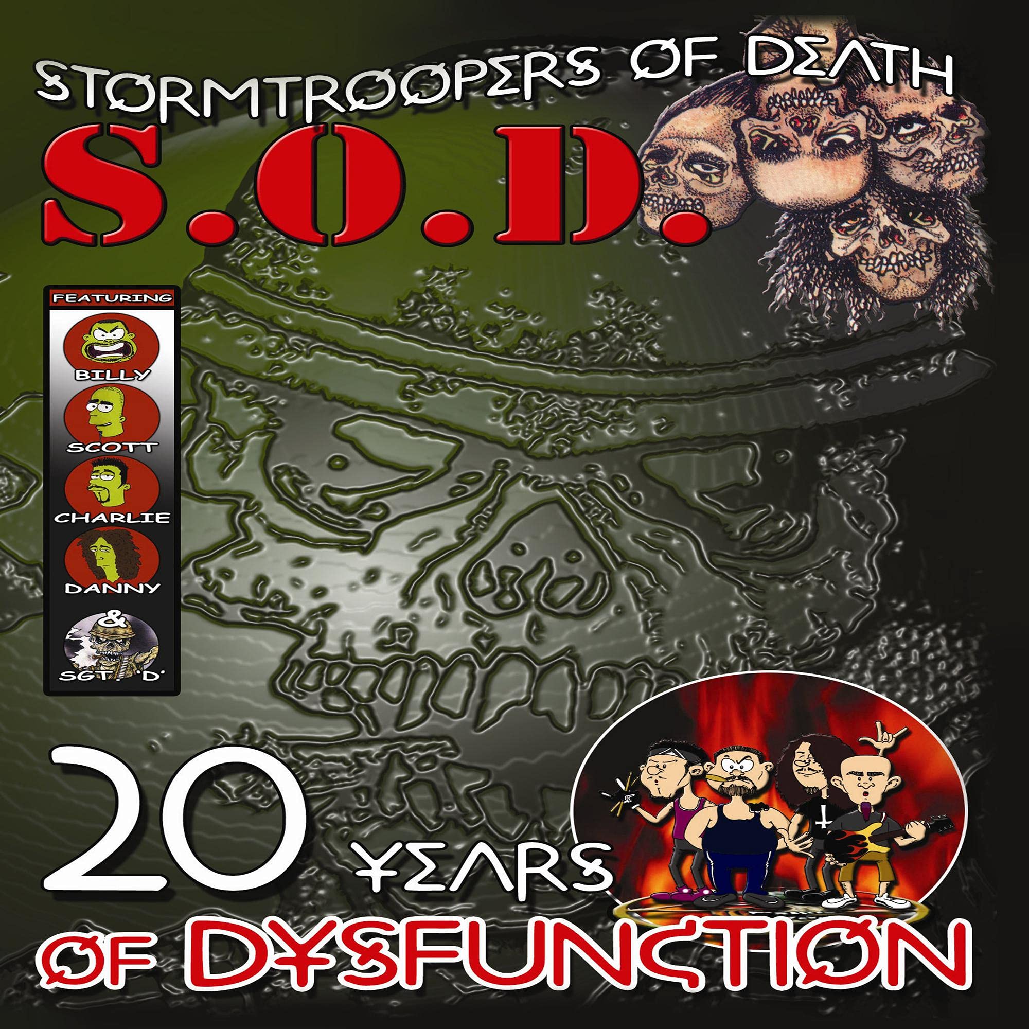 S.O.D. (Stormtroopers Of Death): 20 Years Of Dysfunction [DVD]: Amazon ...
