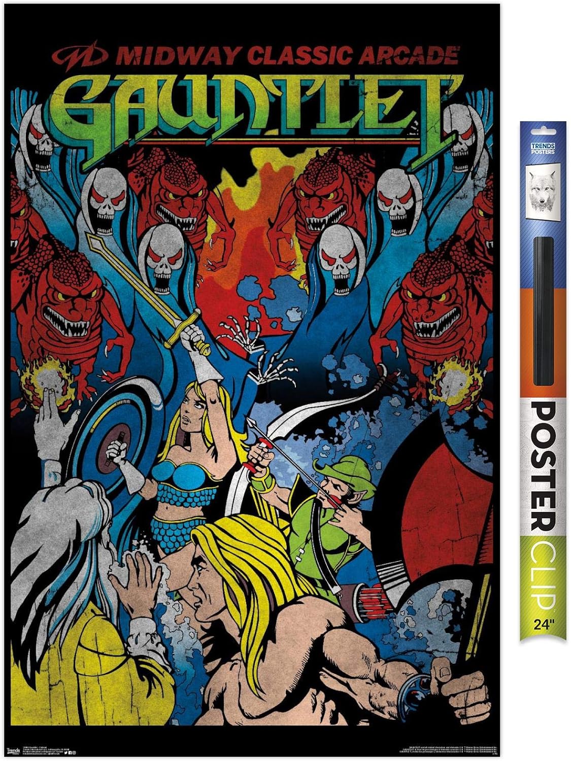 Amazon.com: Trends International Midway Games - Gauntlet - Cabinet ...