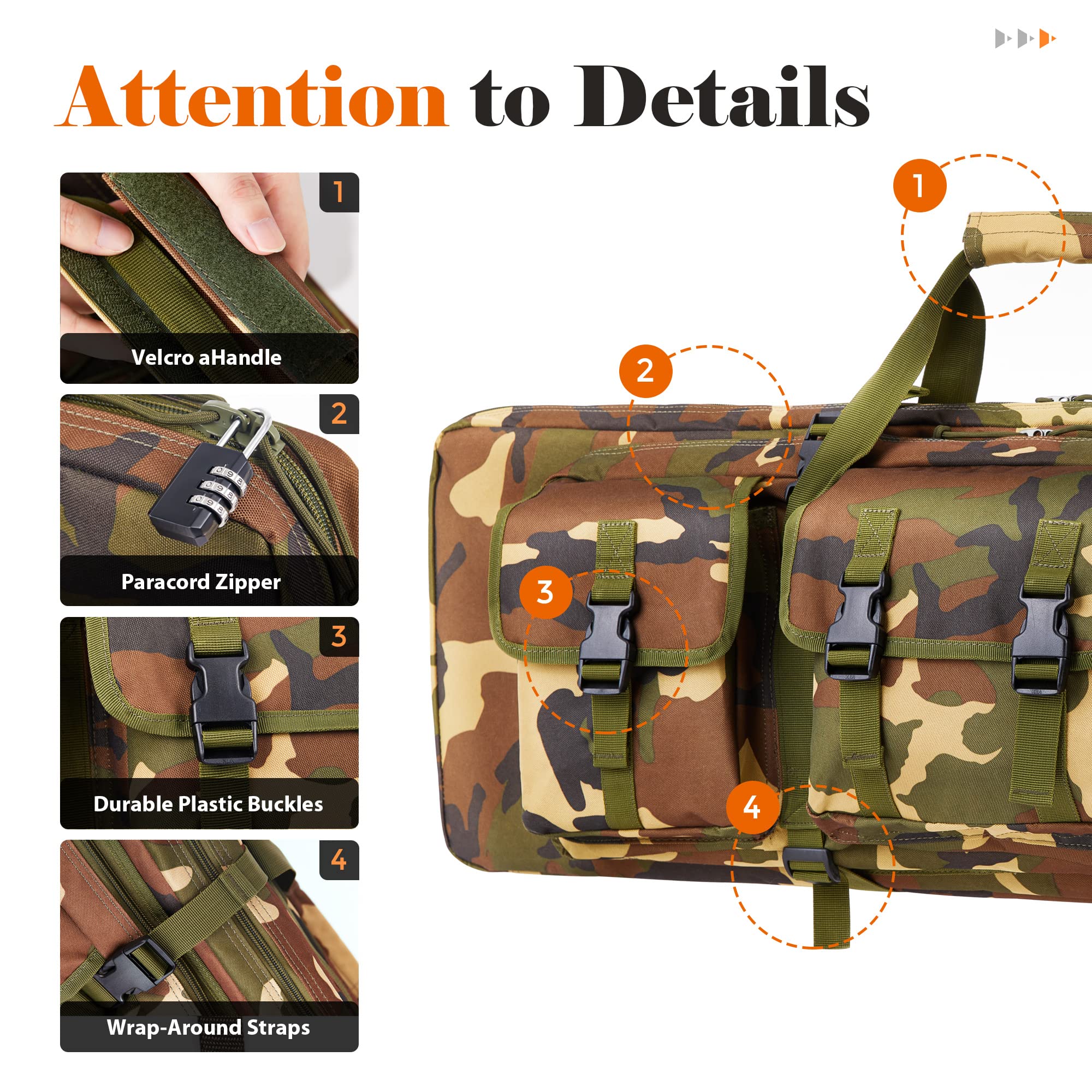 Snapklik.com : PERFBAGS Double Rifle Backpack Tactical 36 Inch, Soft ...