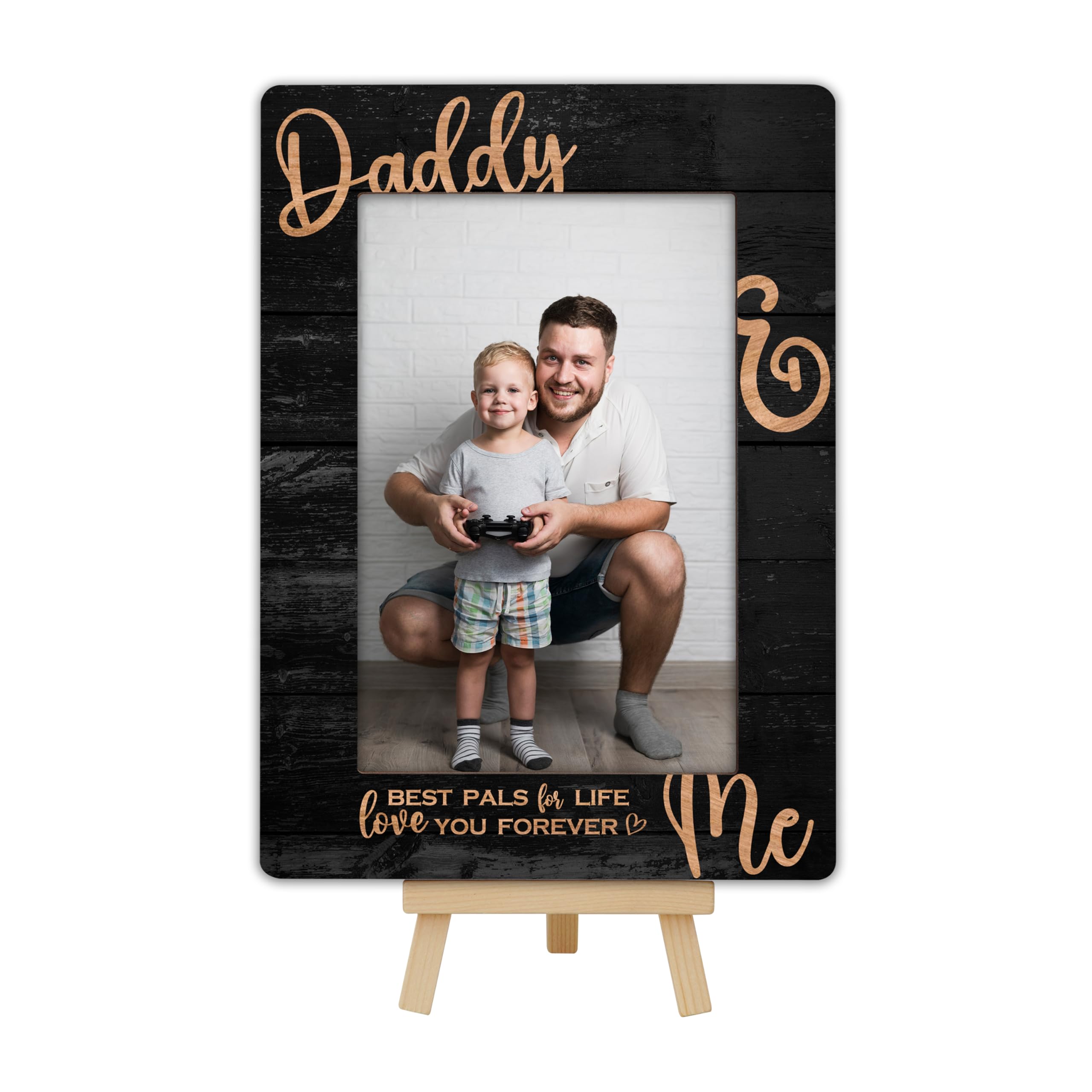 Amazon.com - OXRUN Daddy & Me Picture Frame, Father's Day Gifts Wooden ...