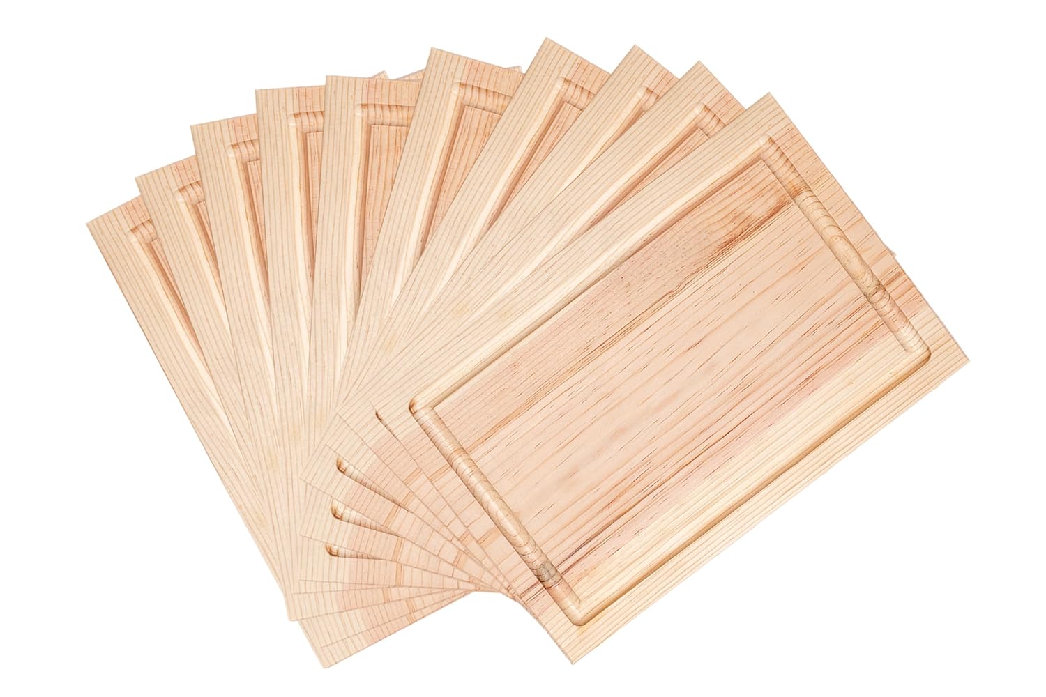 Kit de 10 tablas de madera para carnes, quesos, hamburguesas, picar ...
