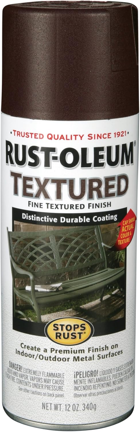 Amazon.com: Rust-Oleum 7227830 Textured Spray Paint, 12 oz, Rust