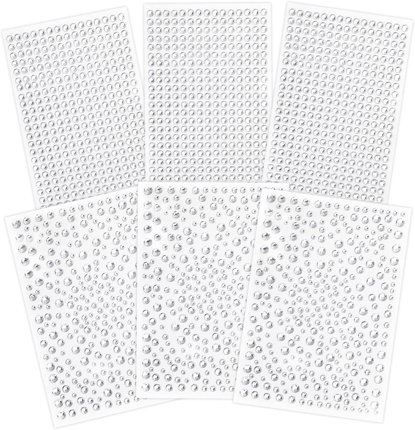 Amazon.com: Hariendny 10 Sheets Self Adhesive Jewels Stickers, Gem ...