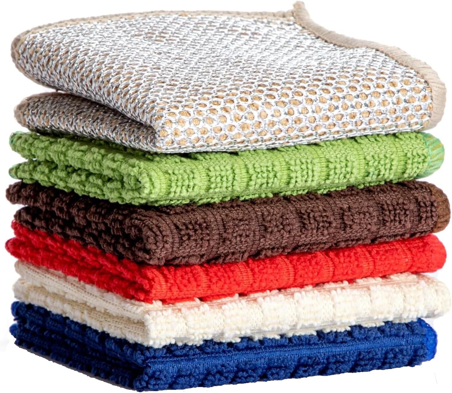 Amazon.com: Steel Wool Scrubber Microfiber Cleaning Cloth Towel Rag ...