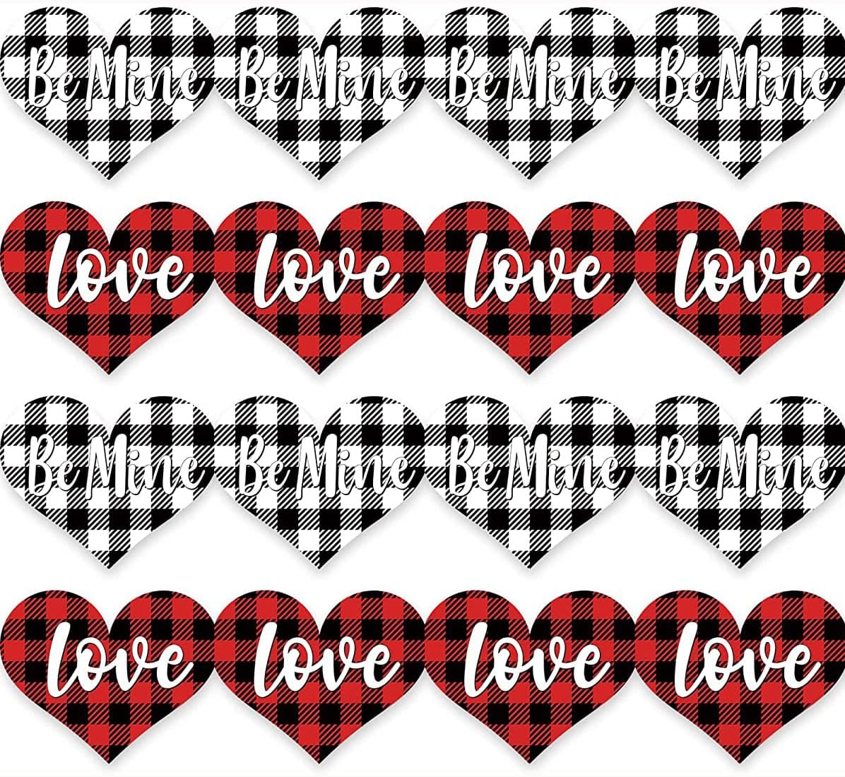 Amazon.com: Whaline 69Ft Valentine's Day Bulletin Board Border 60Pcs ...