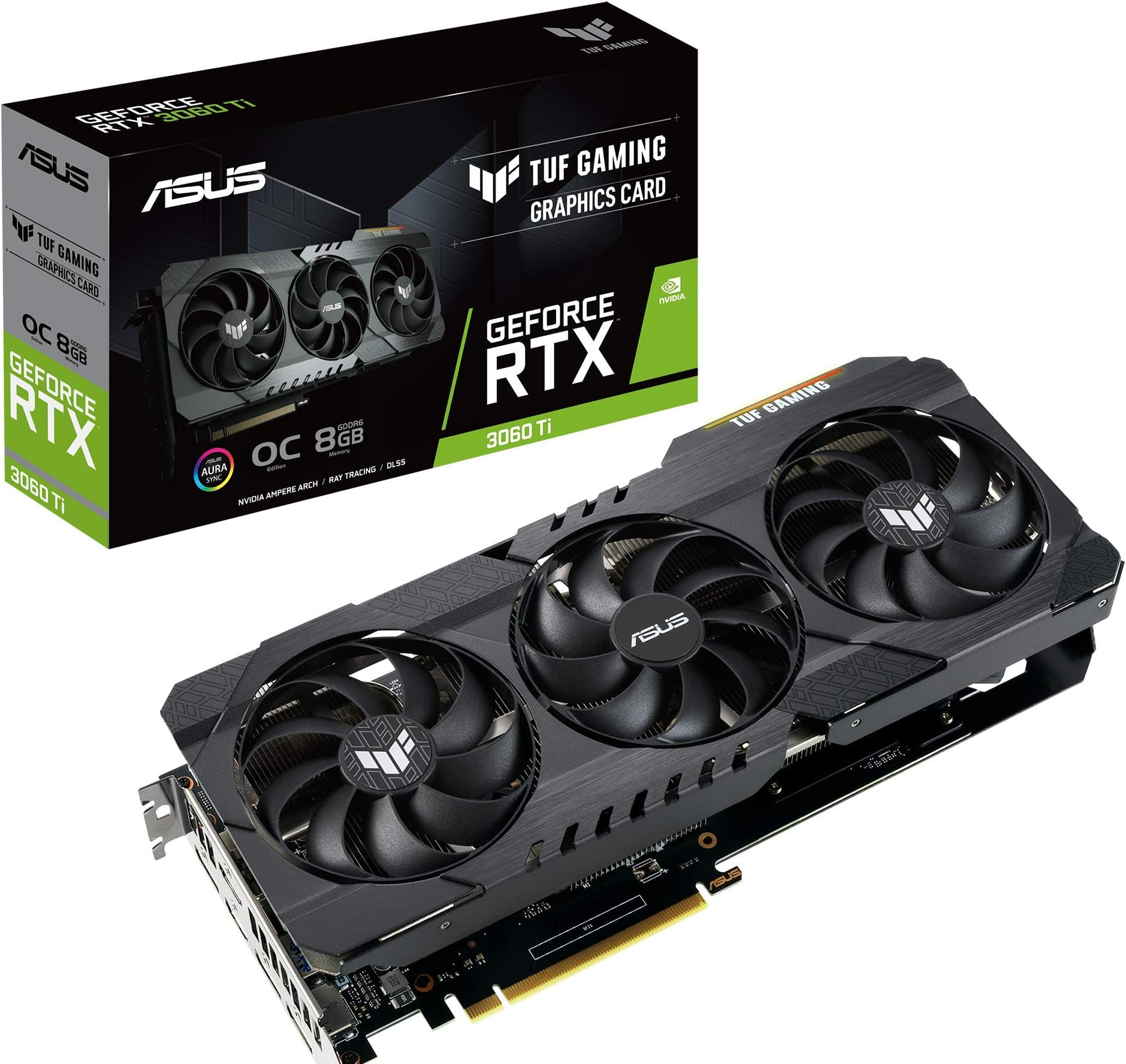 Amazon.com: ASUS TUF Gaming NVIDIA GeForce RTX 3060 Ti OC Edition ...