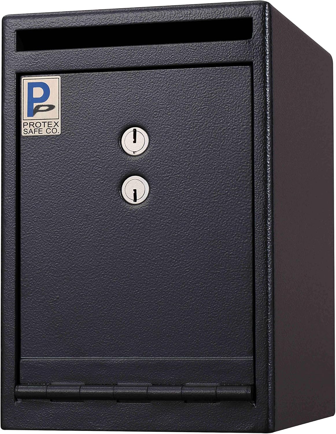 Amazon.com : Protex TC-03K Black Heavy-Duty Drop Box, Dual Key Lock ...