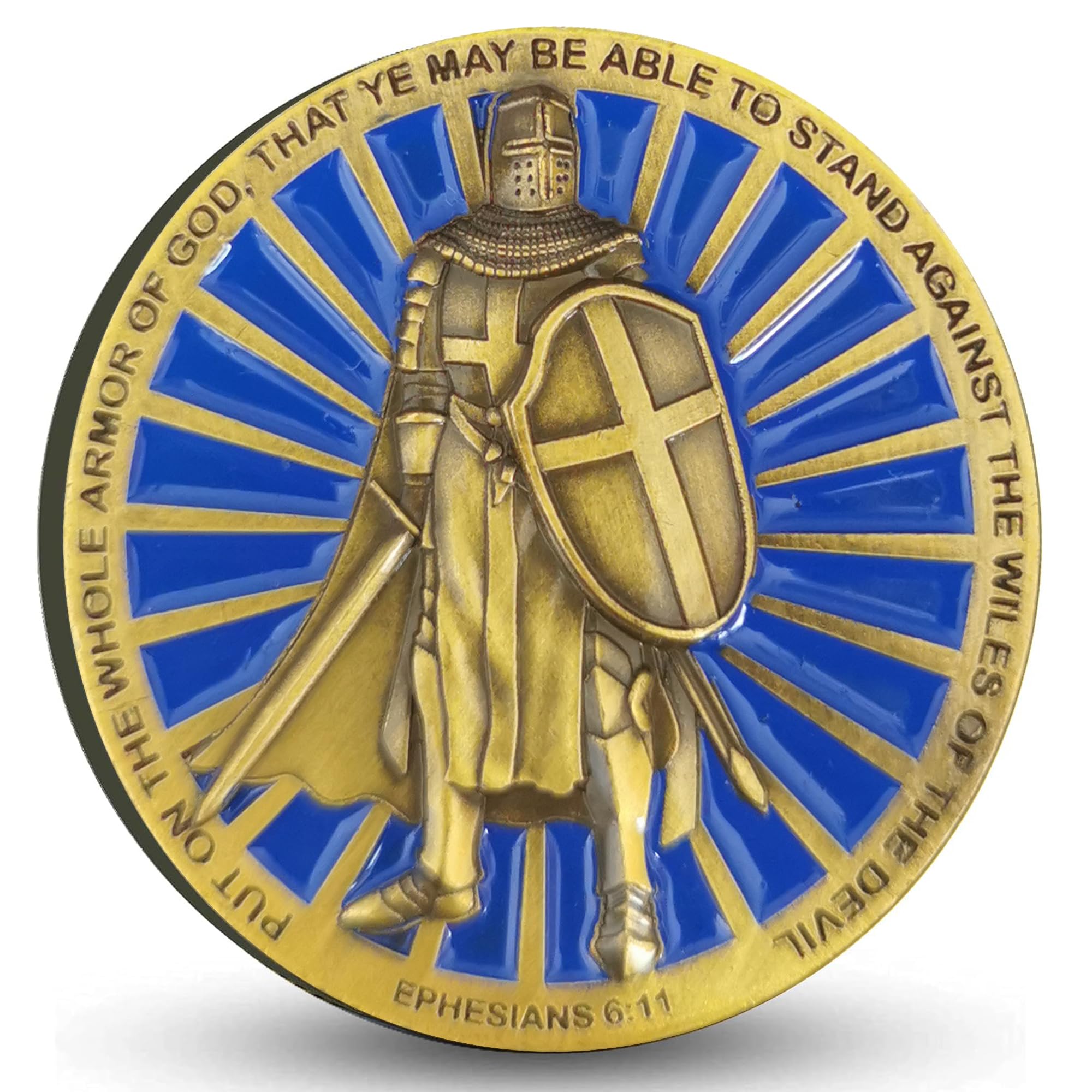 Amazon.com: Armor of God Challenge Coin Christian Daily Reminder Gift ...
