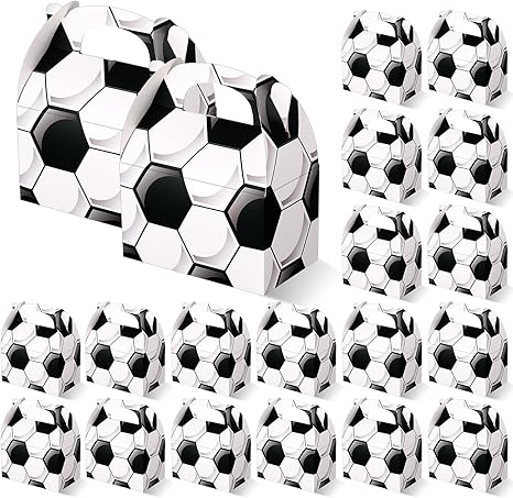Amazon.com: Aoriher 30 Pcs Soccer Party Favors Boxes Soccer Treat Gift ...