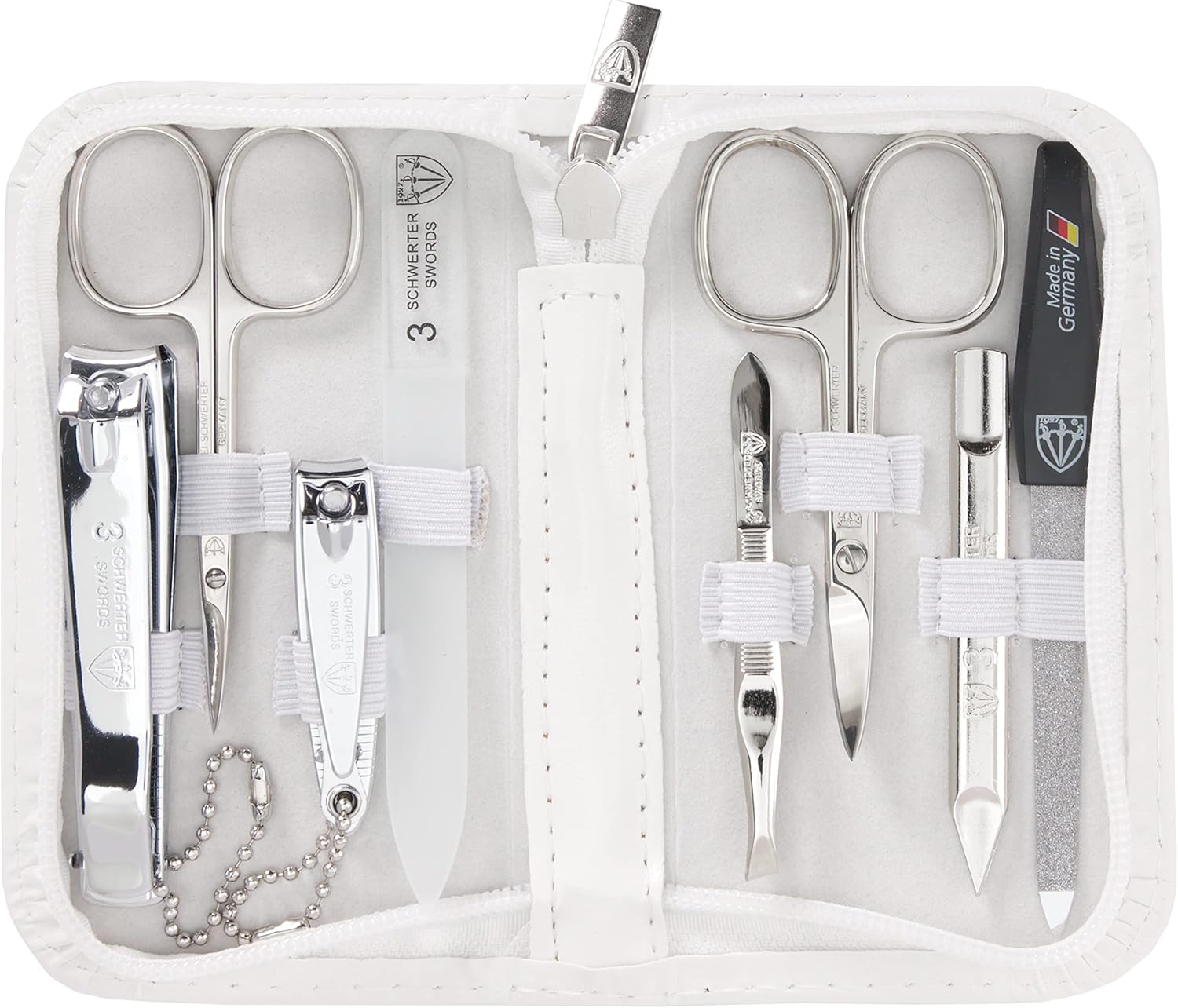 Amazon.com: 3 Swords - 8 Piece Manicure & Pedicure Case, made of ...