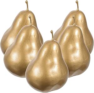 Amazon.com: 5PCS Fake Pears Artificial Pear Decoration Artificial ...