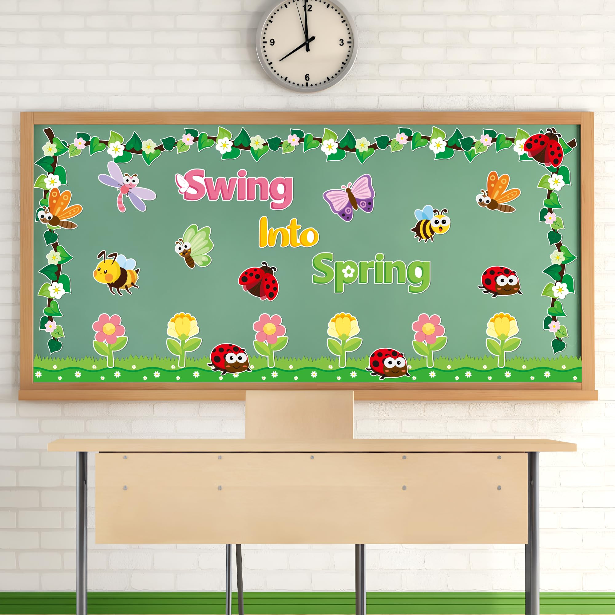 Snapklik.com : Swing Into Spring Cutouts - 83pcs Spring Insect Cutout ...