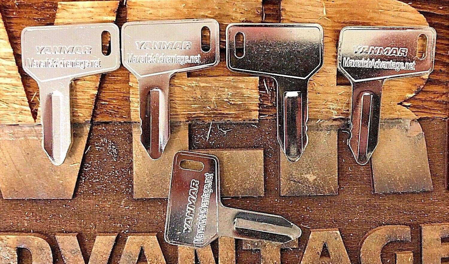 Amazon.com: Maverick Advantage Keys Yanmar & Takeuchi Excavator Heavy ...