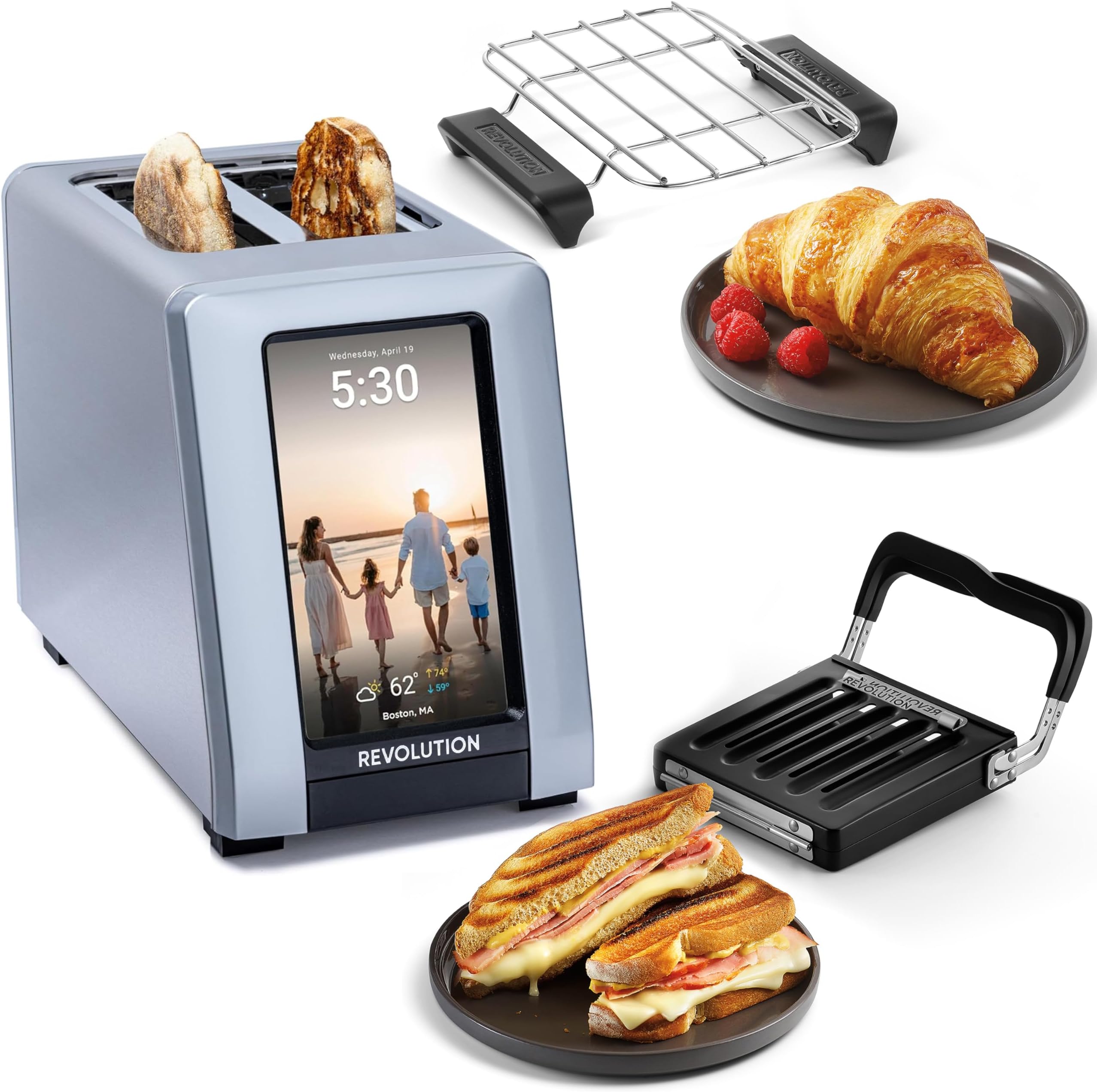 Amazon.com: Toaster Grilled Cheese - Made quickly, No messy frying pan ...