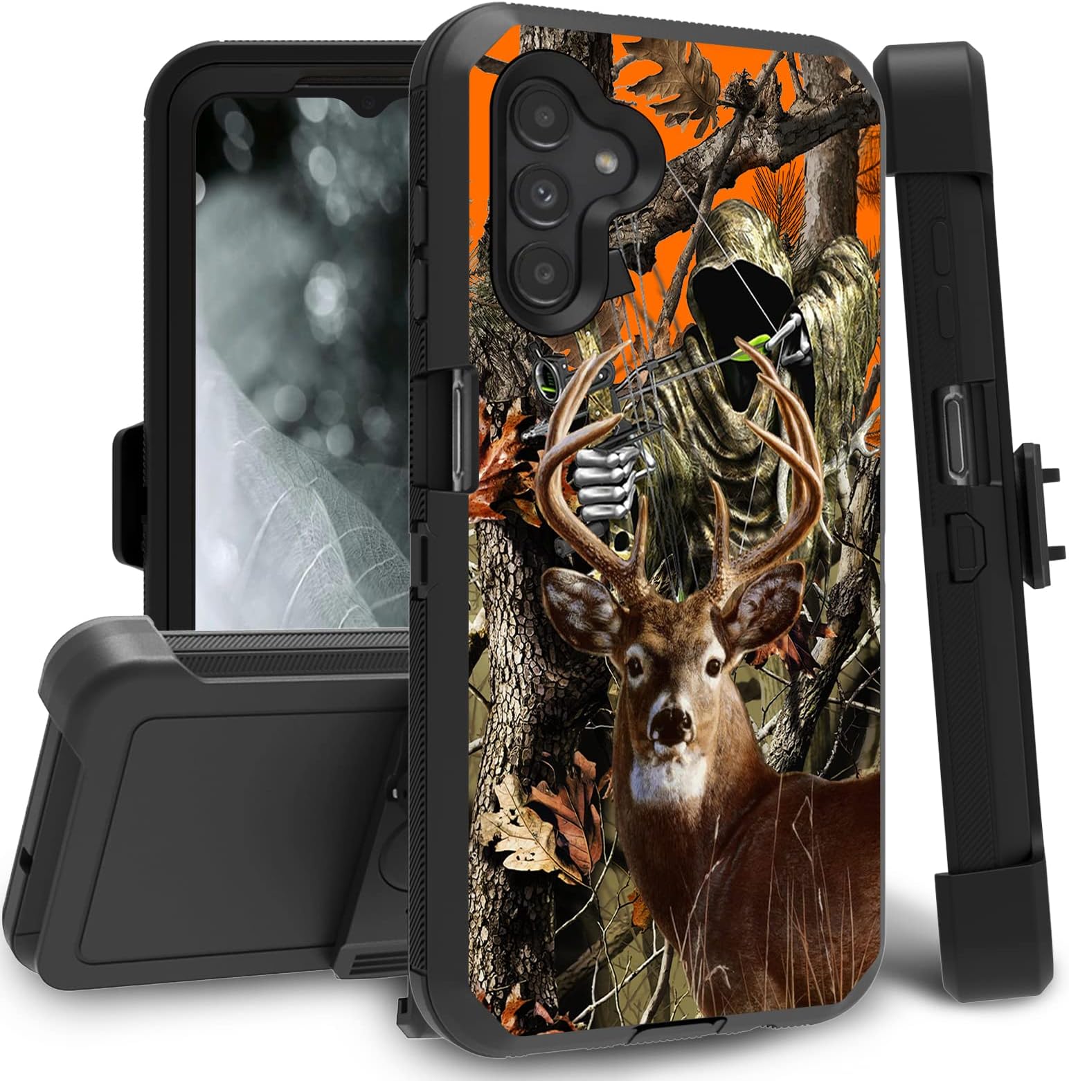 Amazon.com: EDGFRTOIO Belt-Clip Holster Case for Samsung Galaxy A13 5G ...