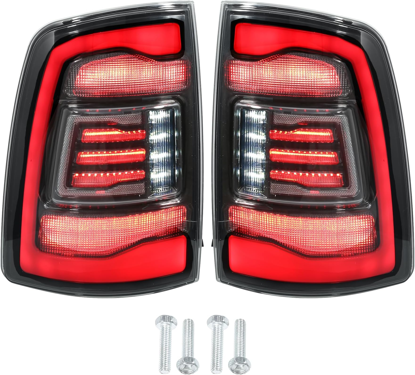 Amazon.com: Partuto OLED Tail Lights Assembly - Car Rear Sequential ...