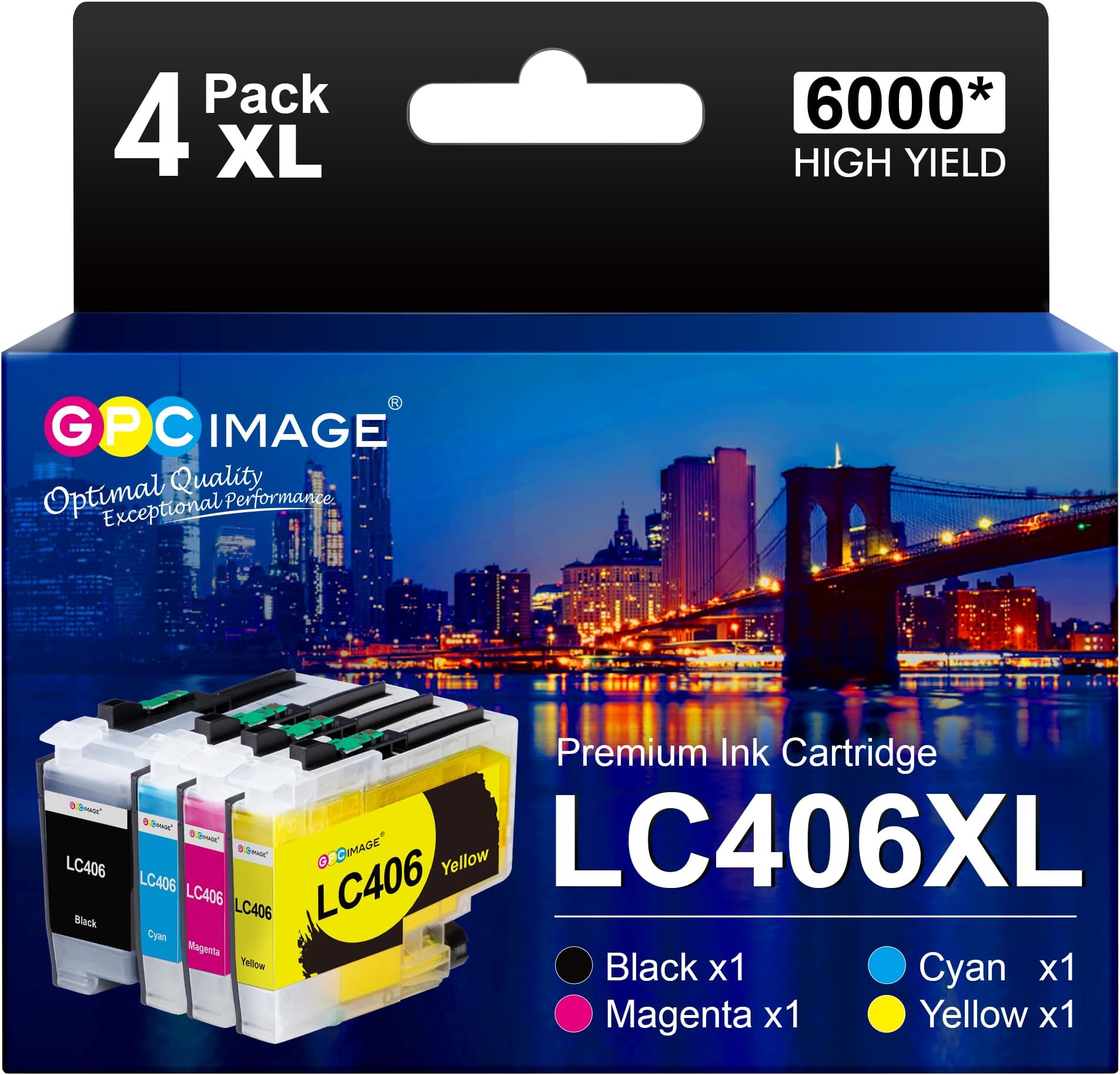 Amazon.com: Brother LC4063PK 3 Pack of Standard Yield Cyan, Magenta and ...