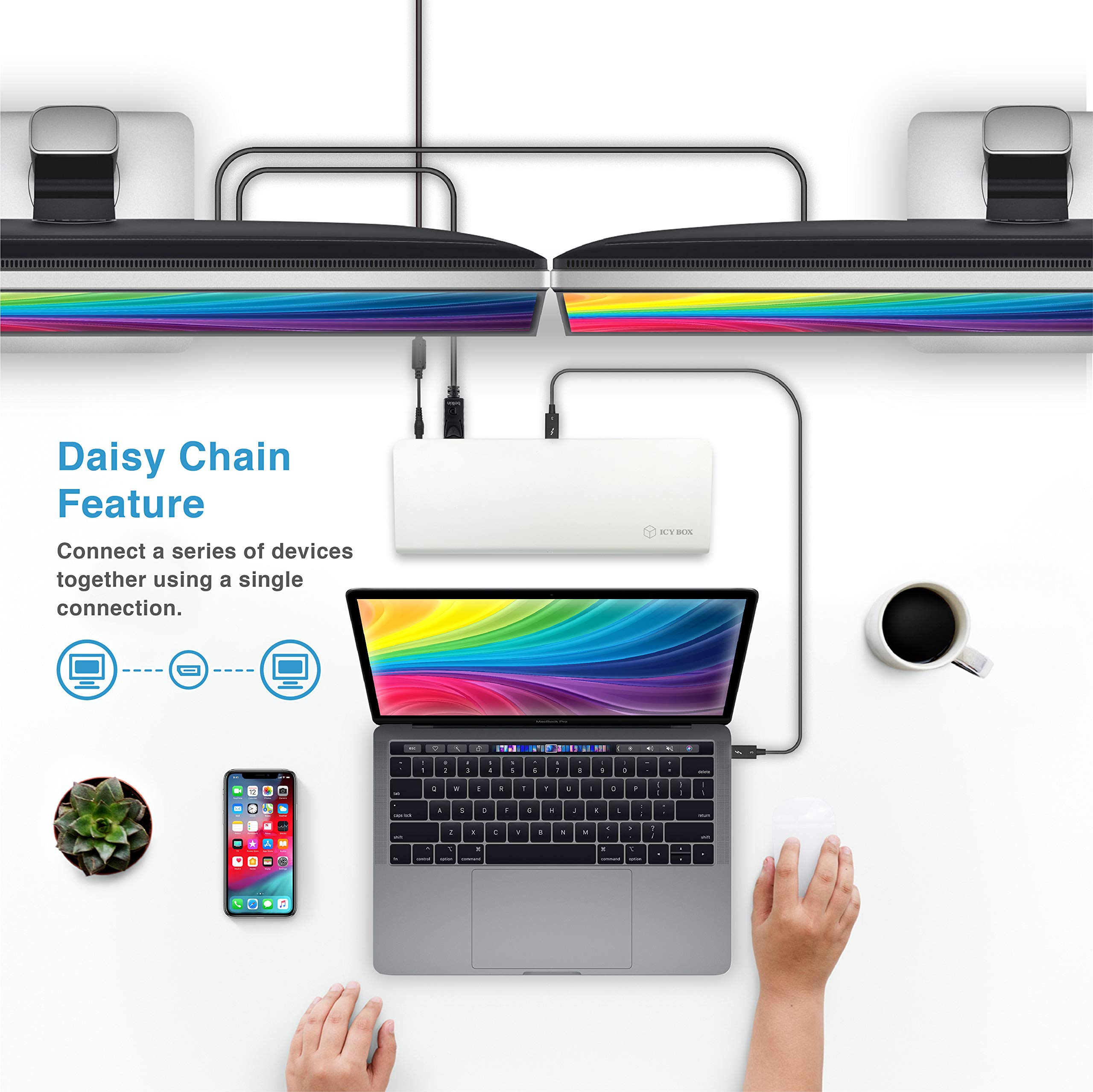 Buy ICY BOX RED DOT AWARD WINNER 2019 Thunderbolt 3 Type-C Notebook ...