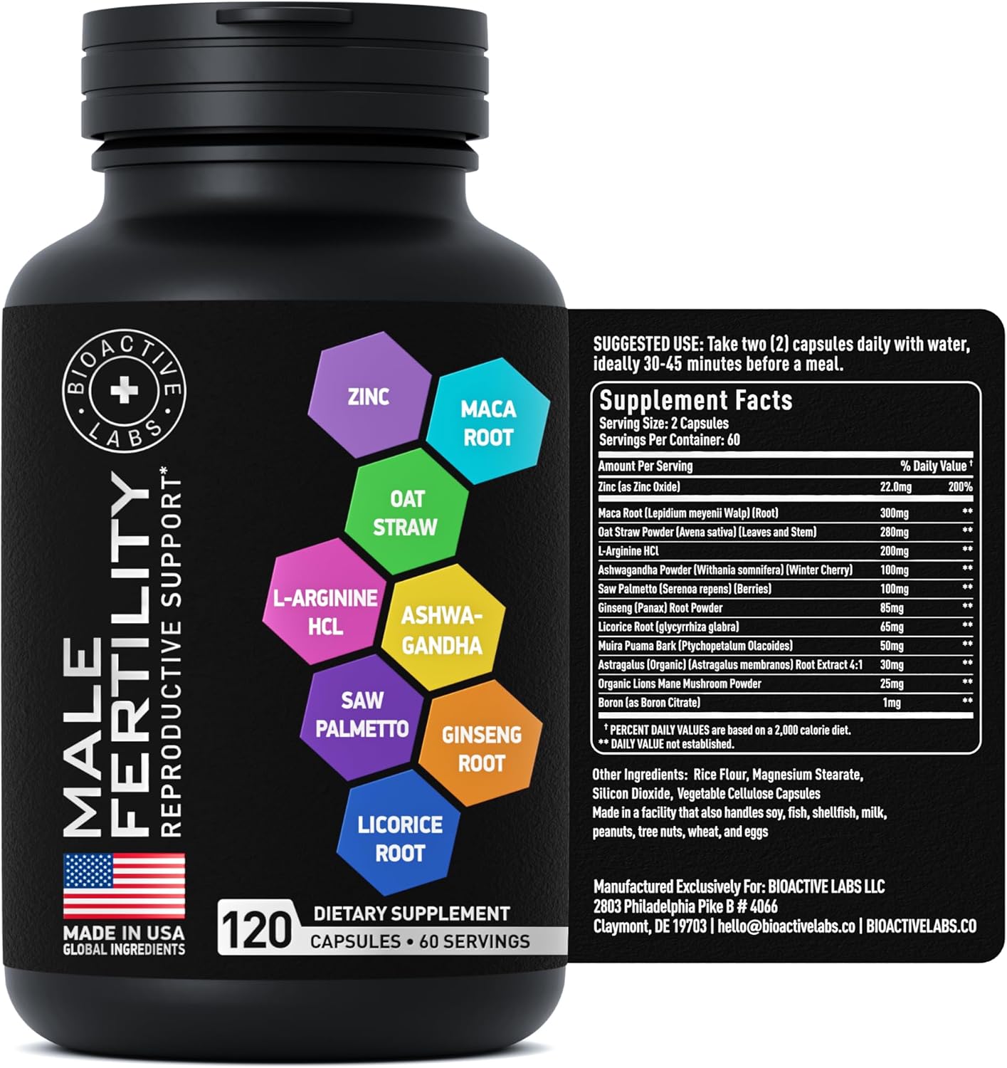Amazon.com: Fertility Supplements for Men - Advanced Fertility Blend ...