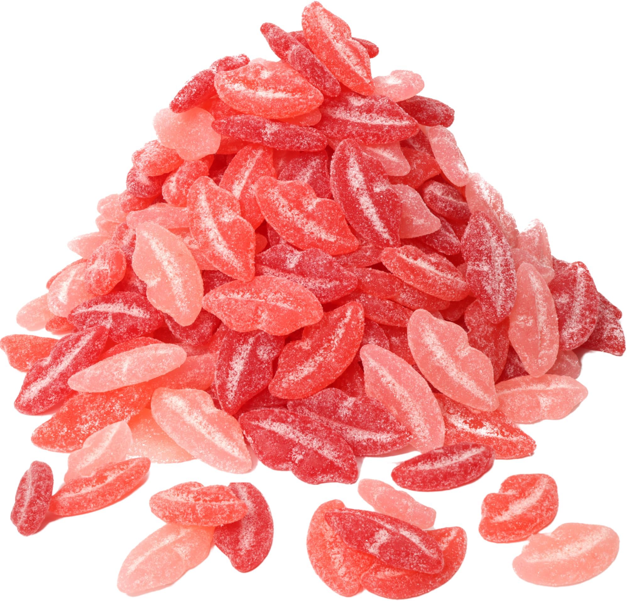 Amazon.com: Sour Pucker Lips, Strawberry, Watermelon, and Cherry ...