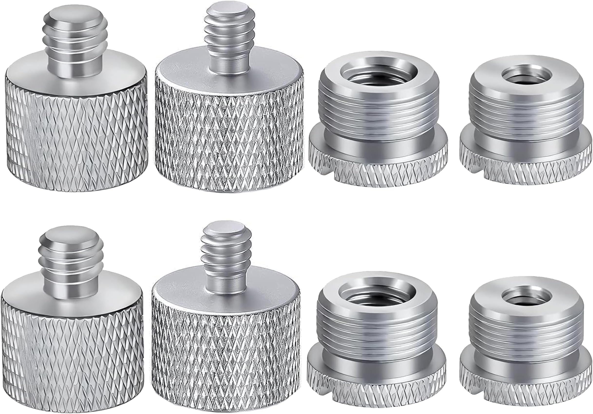 Amazon.com: IXTECH Mic Stand Adapter Set 8 pieces Metal Microphone ...