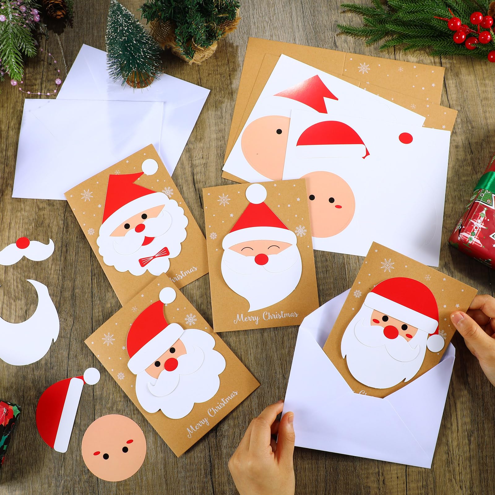 Classroom Christmas Activity Vintage Christmas JOY Card Making Kit, DIY ...