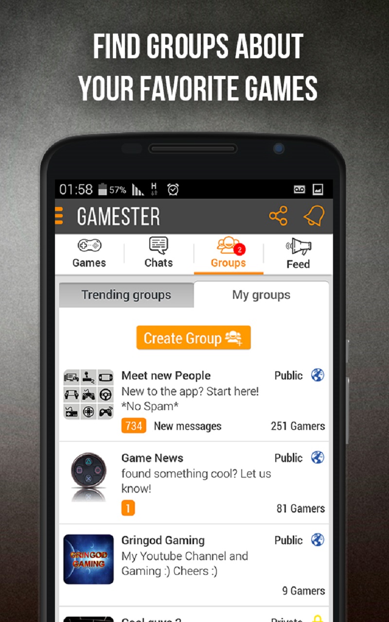 Gamester - Chat, Meet Gamers - App on Amazon Appstore