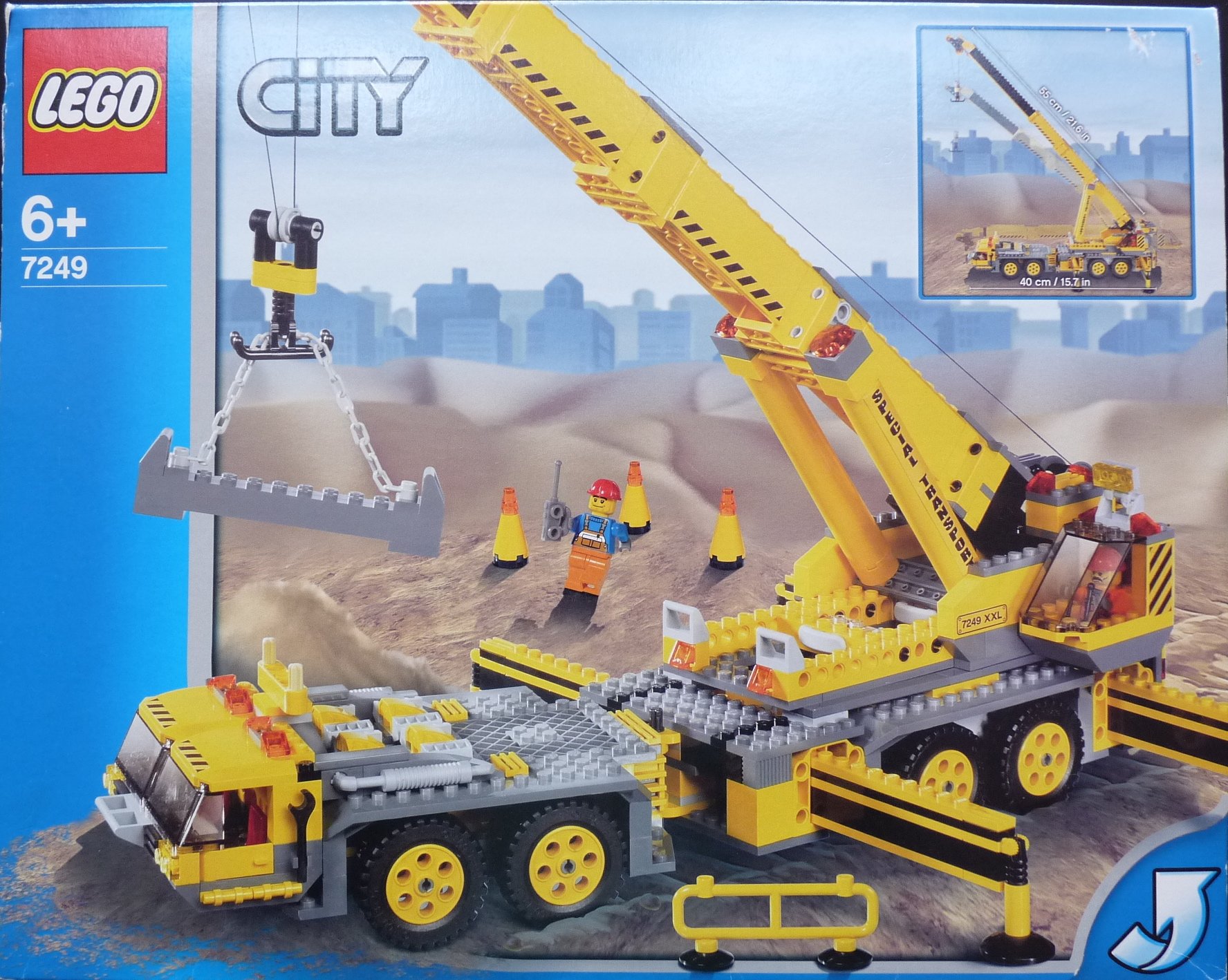 LEGO City 7249 - Mobiler Baukran: Amazon.de: Spielzeug