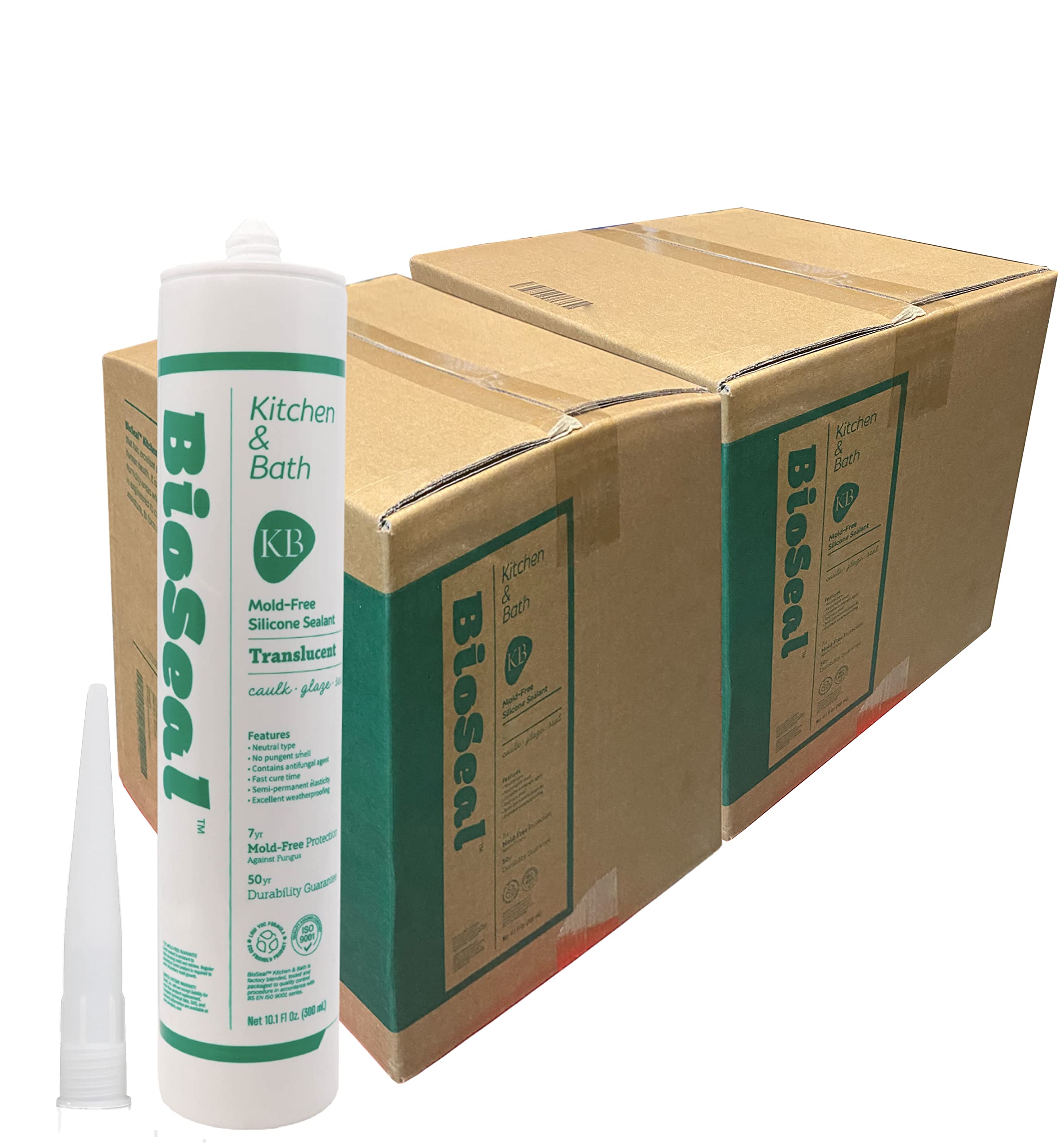 Snapklik.com : Translucent BioSeal 100% Silicone Sealant Caulk Kitchen ...